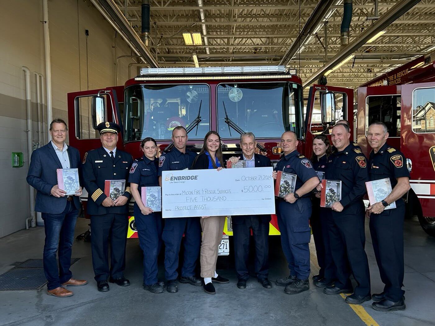 Enbridge Gas supports Milton Fire & Rescue Services with firefighting ...